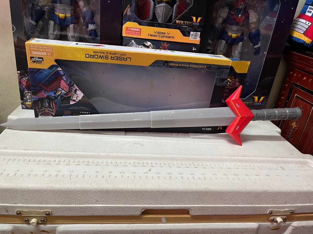 Voltes v laser sword with lights and sounds by telesuccess, Hobbies ...