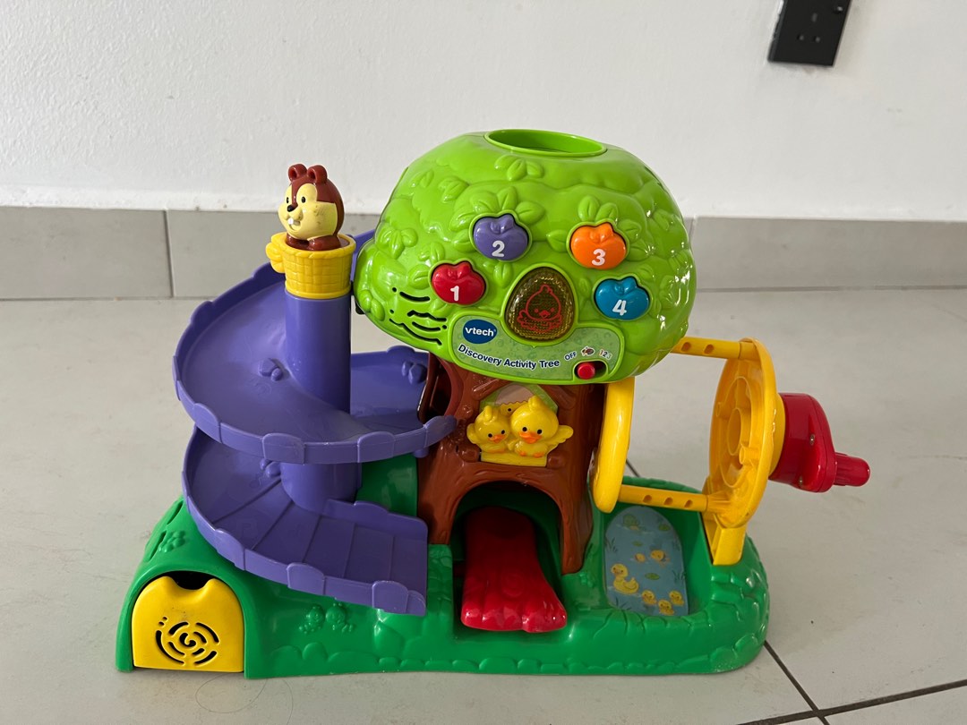 VTech Discovery Activity Tree Toy - Interactive Learning Playset ...