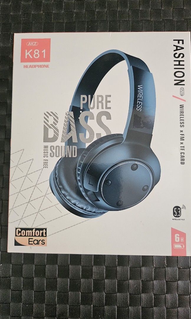 Wireless Pure Bass Headset, Audio, Headphones & Headsets on Carousell
