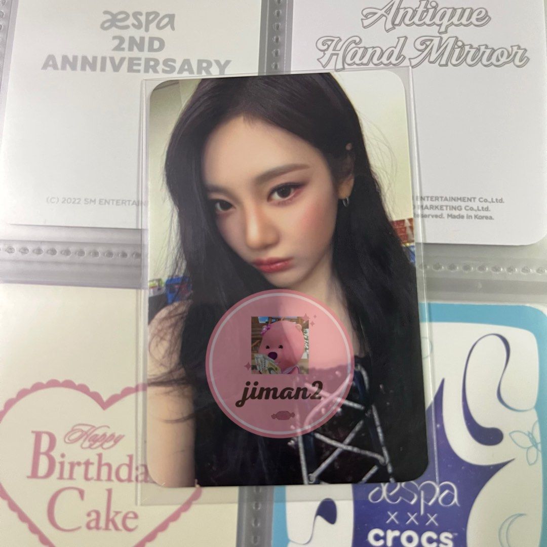 [WTS/ON HAND] aespa ningning whiplash bag photocard photo card pc ...