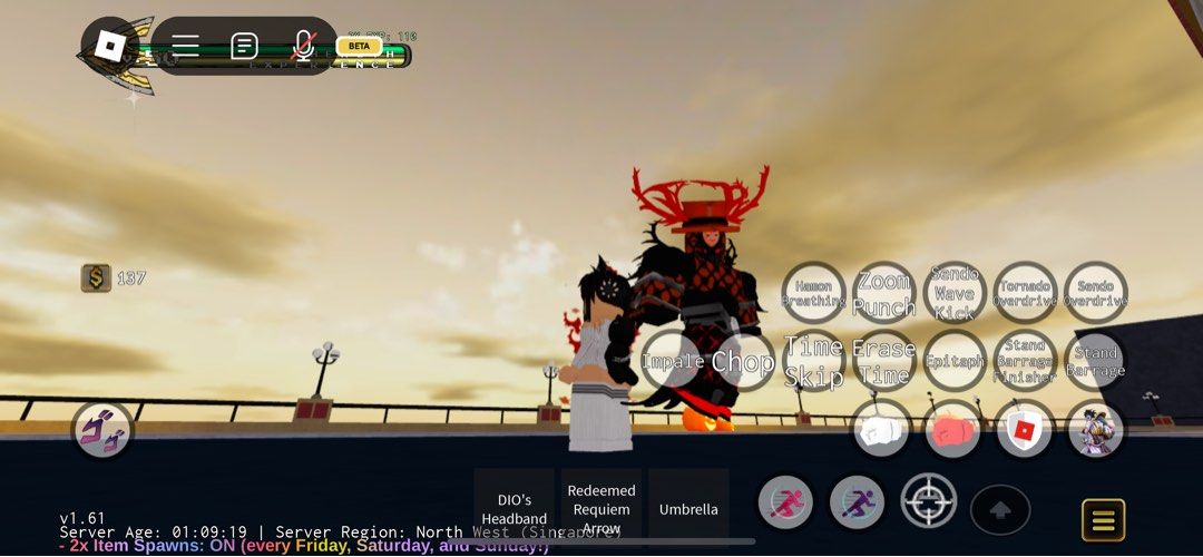 Yba Venus King Crimson (base) S tier, Video Gaming, Video Games, Others ...