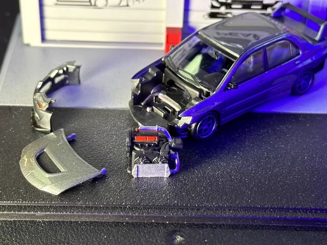 YES x Peako 1/64 Mitsubishi Lancer Evolution VIII MR (Evo 8.5) Grey ...