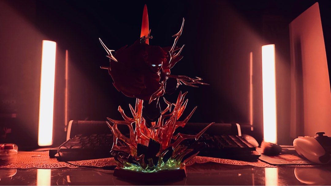 ZENITSU Thunder Breathing Form DEMON SLAYER (2 Heads) LED Figure & Glow ...