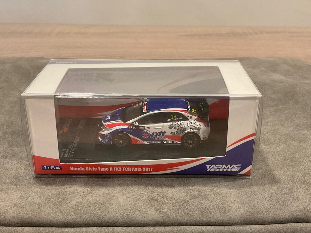 1/64 Tarmac Work Honda Civic Type R FK2 TCR Asia 2017 Tin Sritrai ...