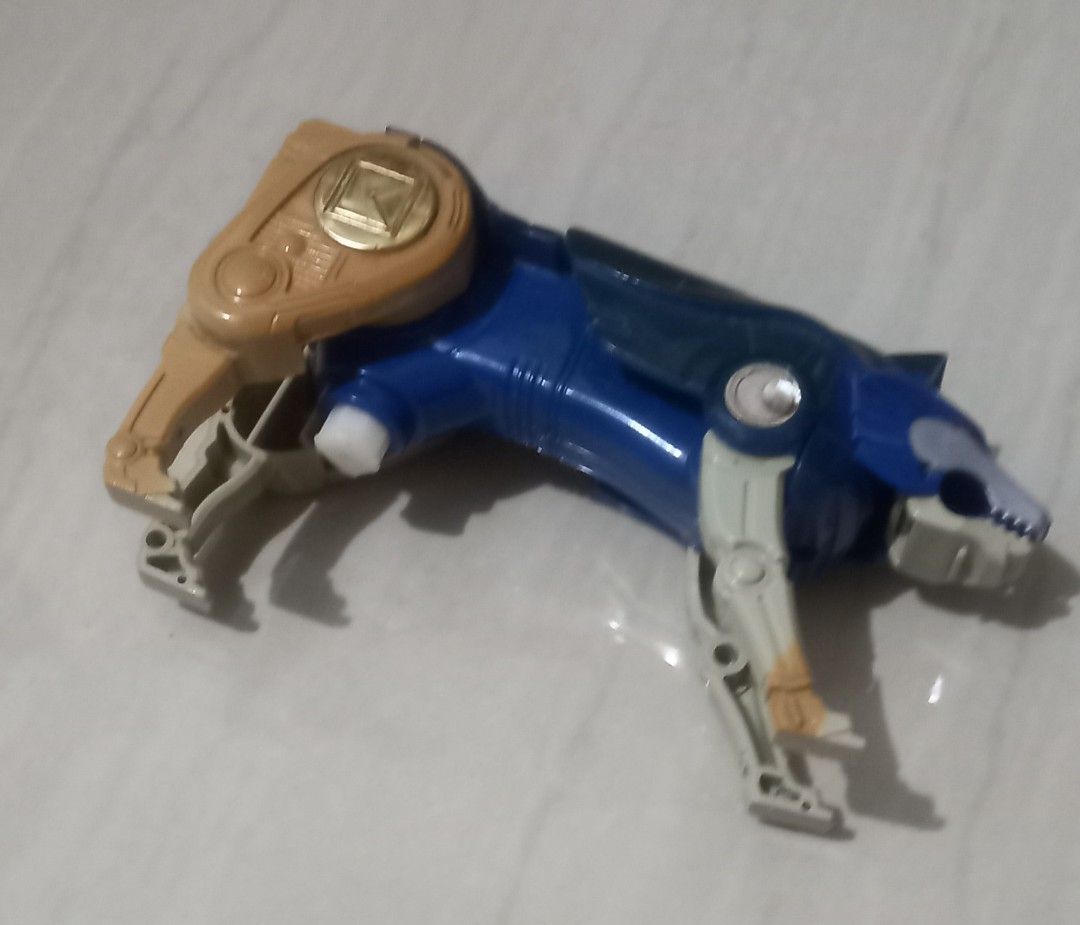 1995 Power ranger MMPR deluxe ninja megazord blue wolf zord figure toy ...