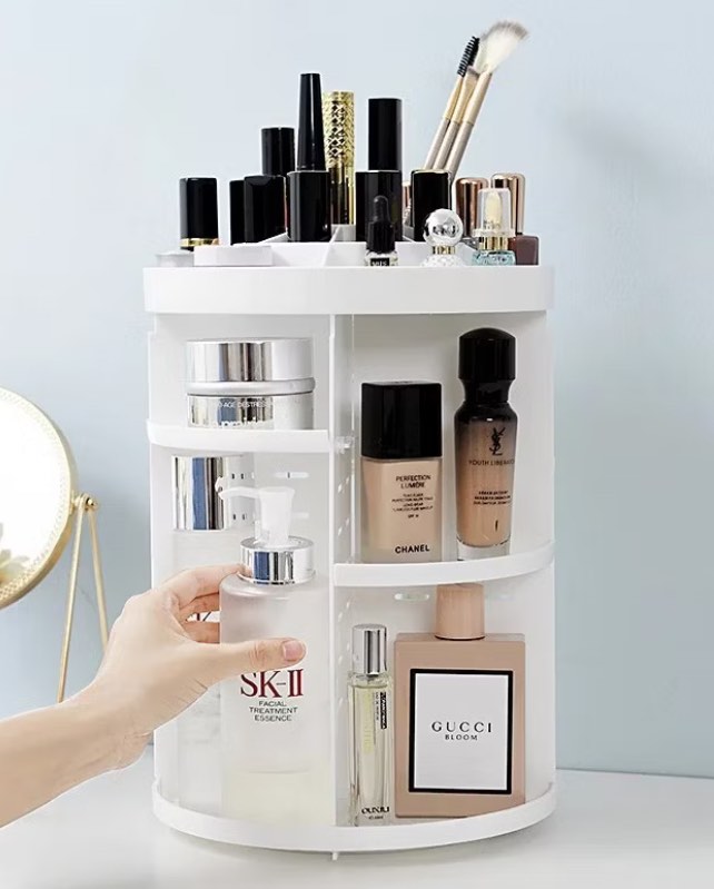 360 Rotate Make Up Storage, Furniture & Home Living, Furniture, Shelves ...