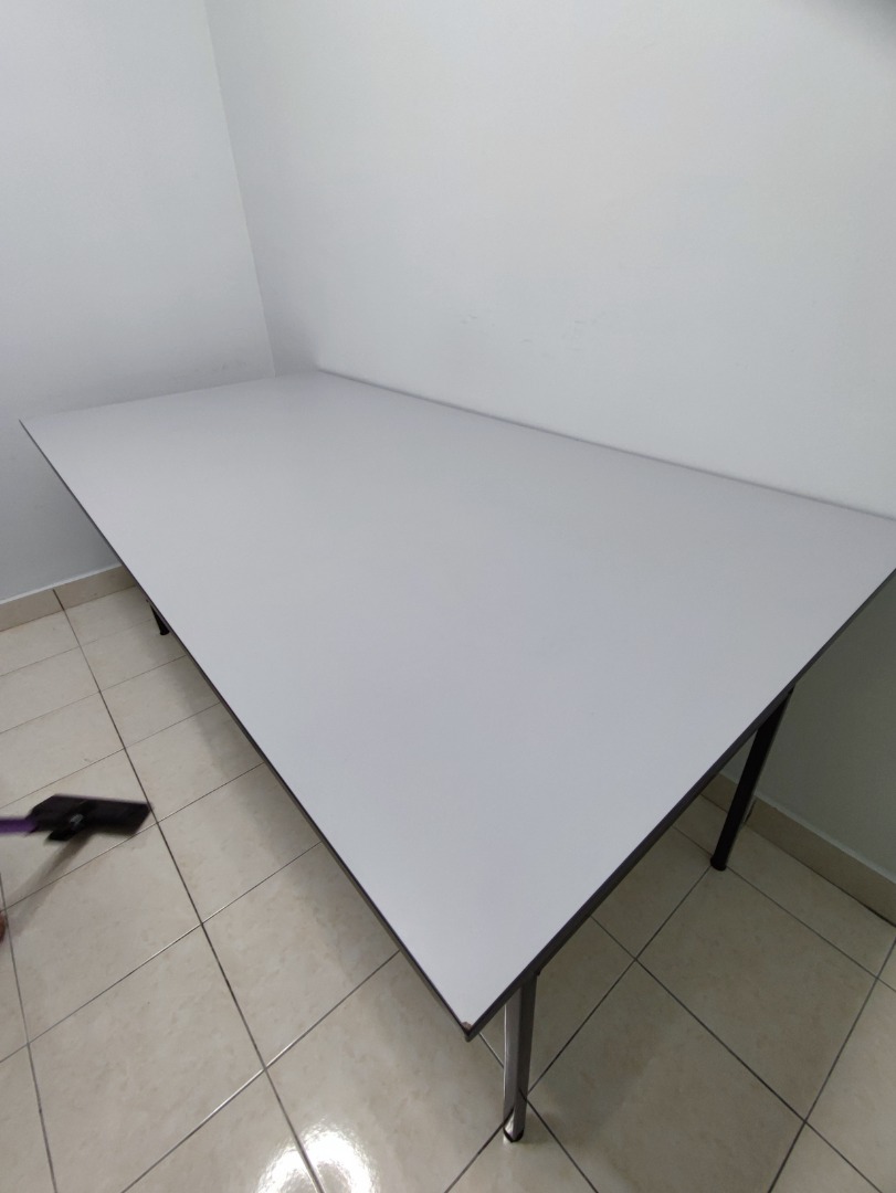 3X6 Feet Heavy Duty Laminated Wood Top Banquet Table Folding Function ...