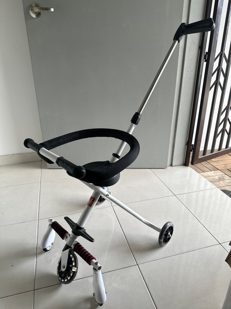 5 wheel magic stroller folding children trolley, Babies & Kids, Going ...