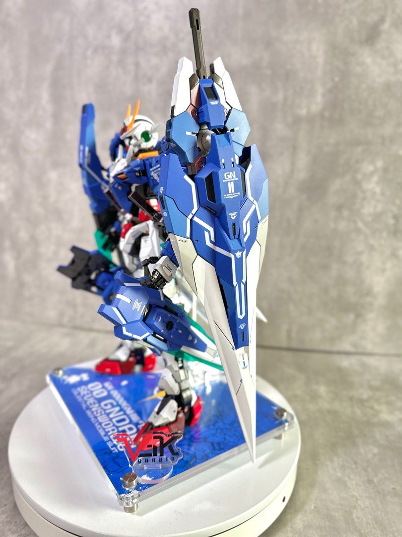 高達 全上色完成品 SH 1/60 GK 00 Seven Sword 七劍 pg 00 rasier hg mg rg 1/100 1/144 metal build robot exia ...