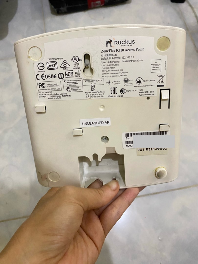 Access Point Ruckus R310 Unleashed - jangkauan luas, Telepon Seluler ...