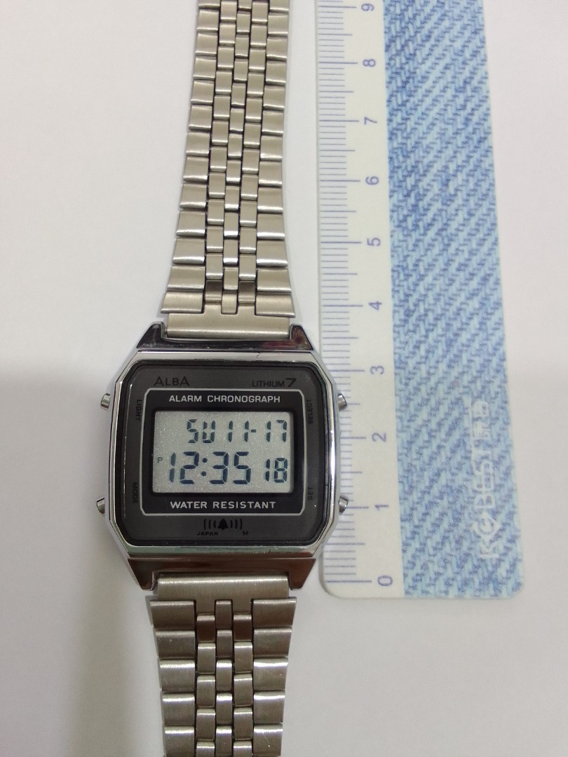 Alba Digital Quartz Watch Ref.: W209-4220 "Lithium7", Men's Fashion ...