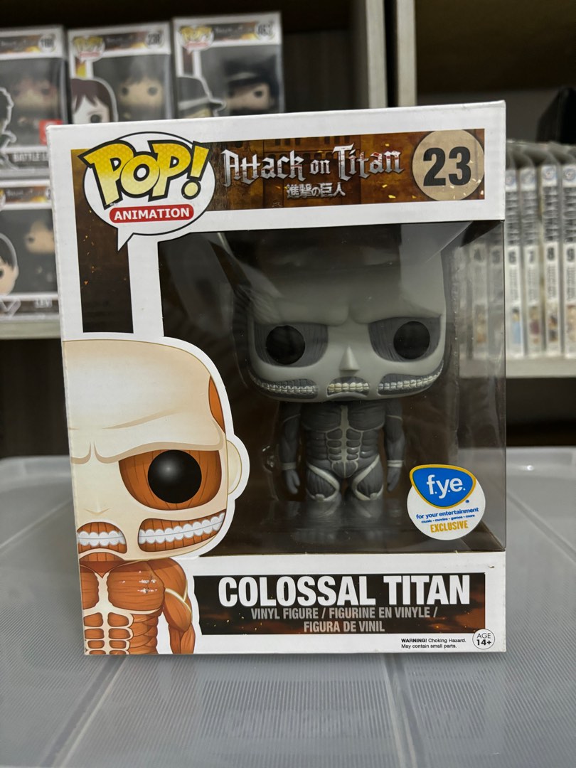 Attack On titan Funko Pop Colossal Titan, Hobbies & Toys, Collectibles ...