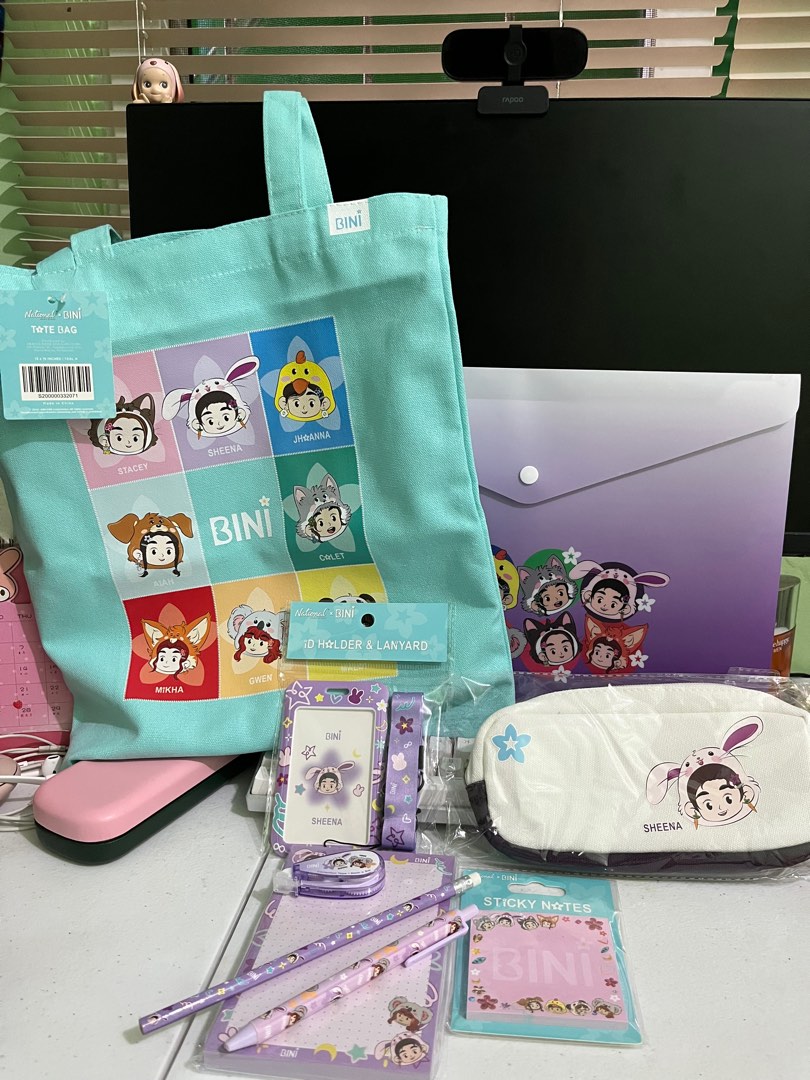 Bini Sheena x NBS Merch Set, Hobbies & Toys, Memorabilia & Collectibles ...