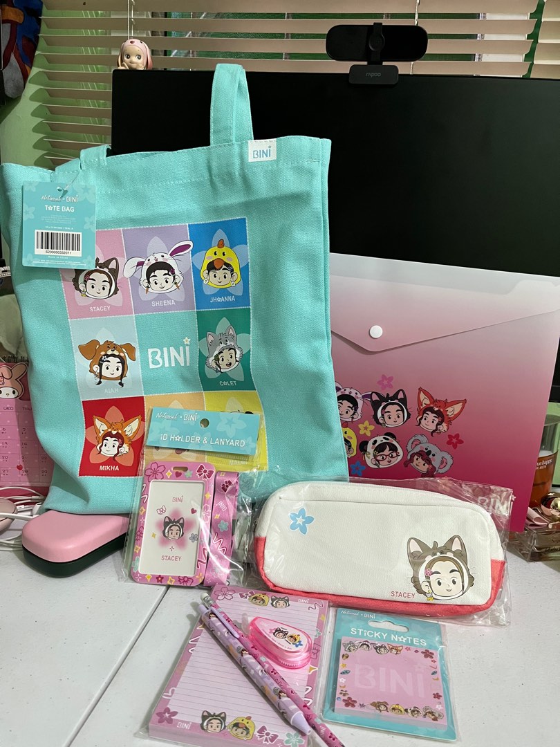Bini Stacey x NBS Merch Set, Hobbies & Toys, Memorabilia & Collectibles ...