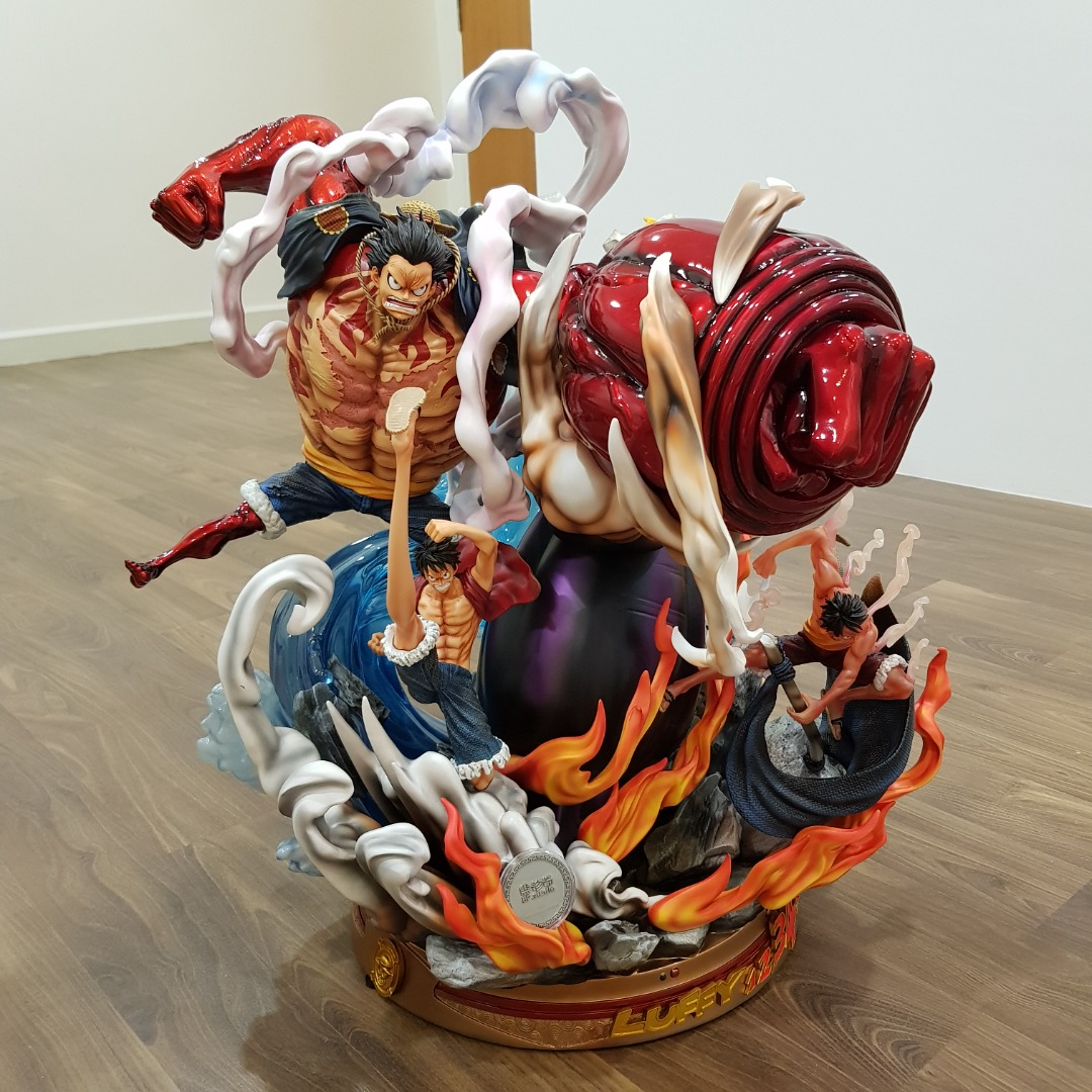 Black Pearl Studio - One Piece Resin Luffy Gear 4 Figurine, Hobbies ...