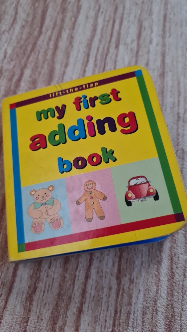 BUKU ANAK BOARDBOOK LIFT FLAP MY FIRST ADDING BOOK EDUKASI MATEMATIKA ...