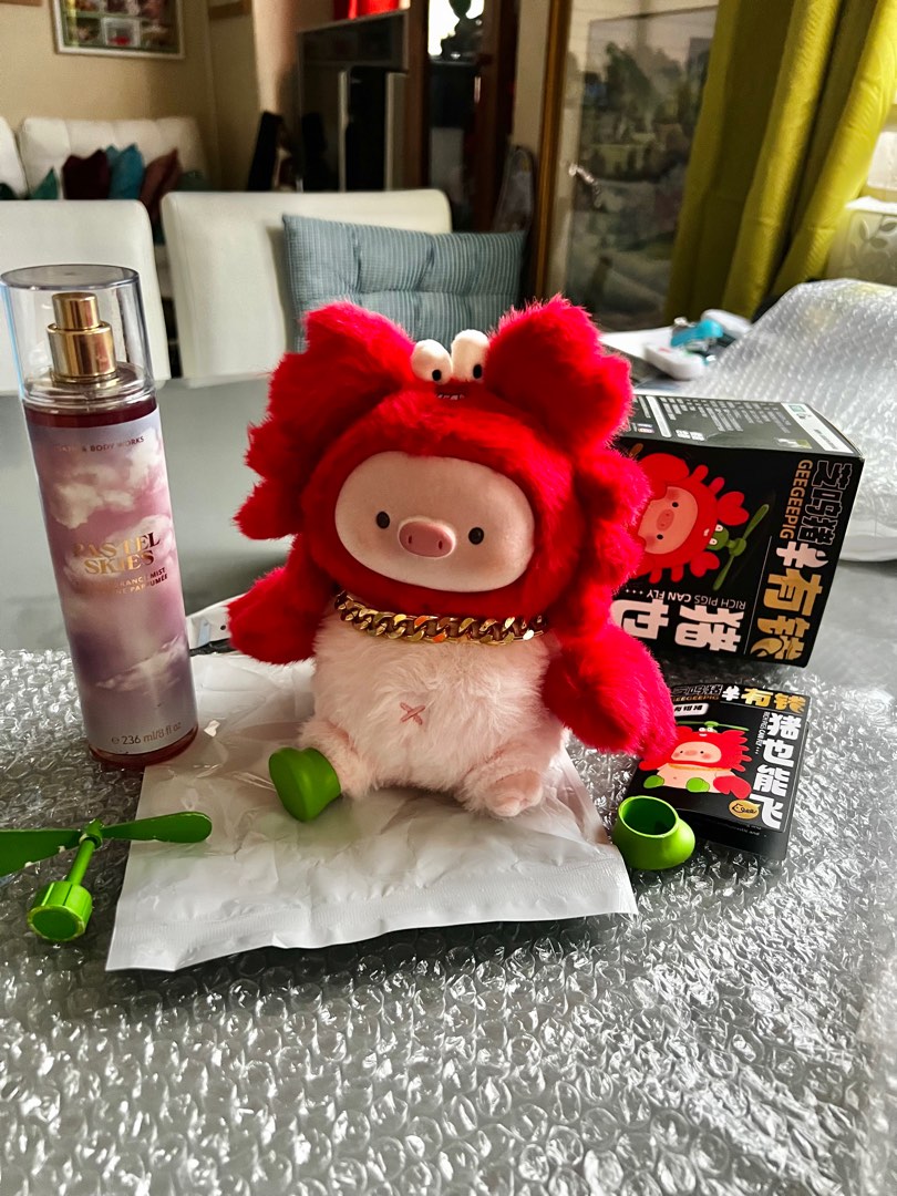 preloved geegee pig crab, Hobbies & Toys, Toys & Games on Carousell