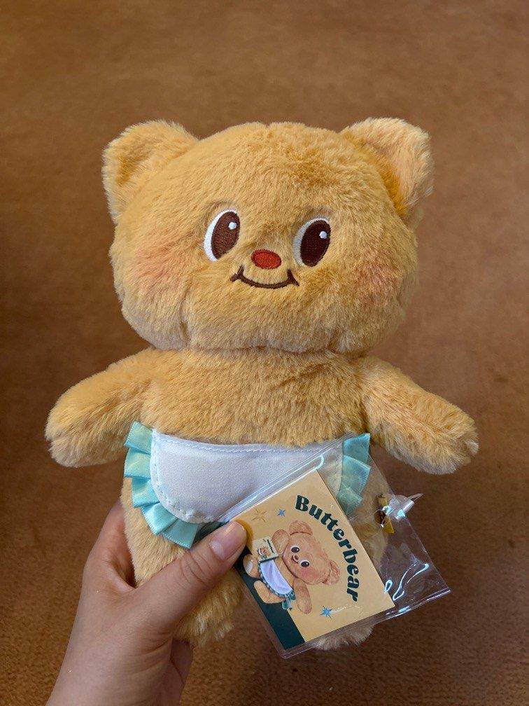 Butterbear soft toy, Hobbies & Toys, Toys & Games on Carousell