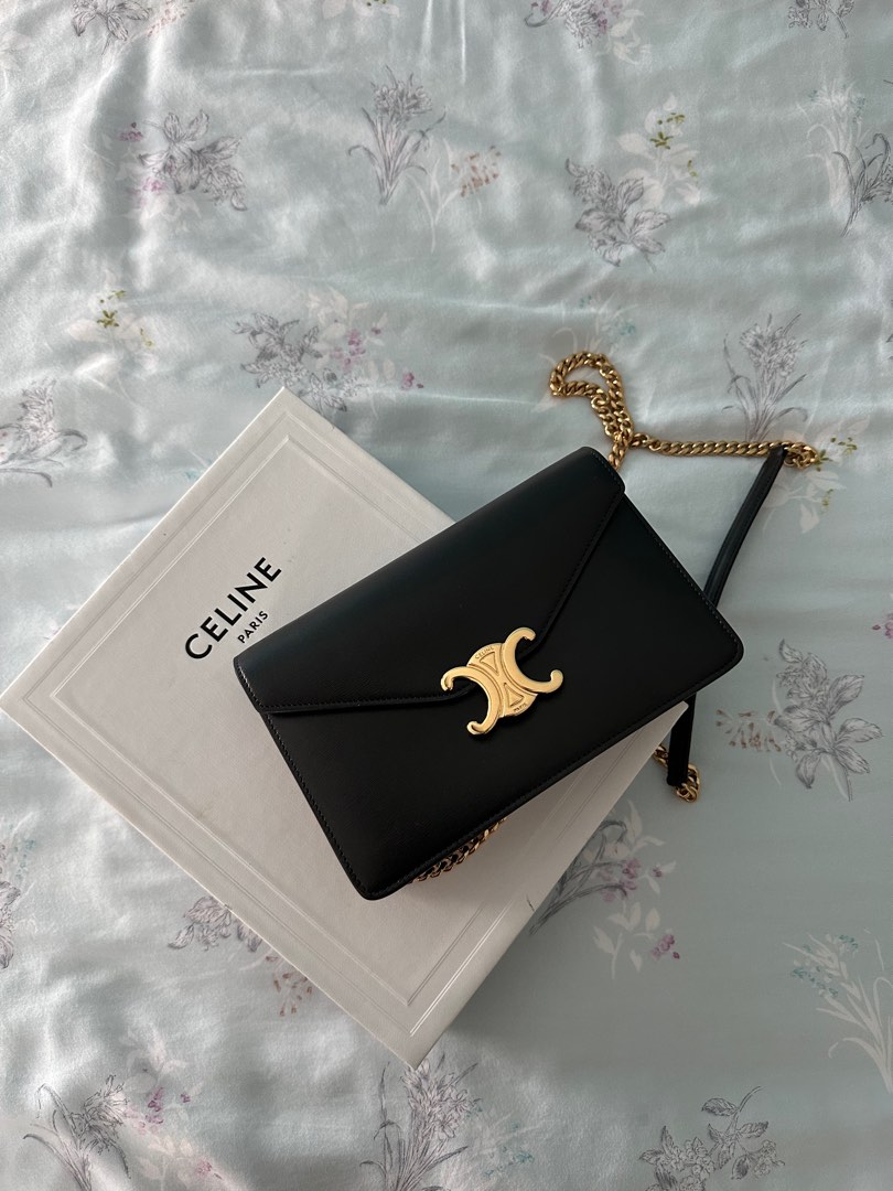 Celine Triomphe WOC, Luxury, Bags & Wallets on Carousell
