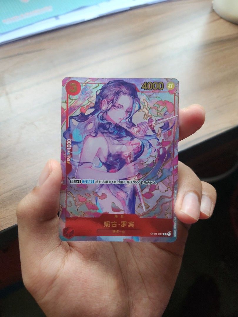 Chinese 1st Anniversary Nico Robin [OP01-017], Hobbies & Toys, Collectibles & Memorabilia ...