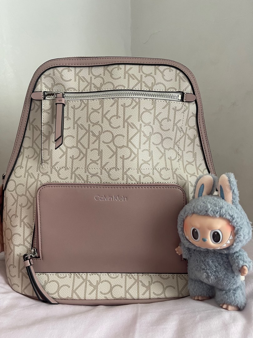 CK Rose Gold Backpack, Women's Fashion, Bags & Wallets, Backpacks on ...
