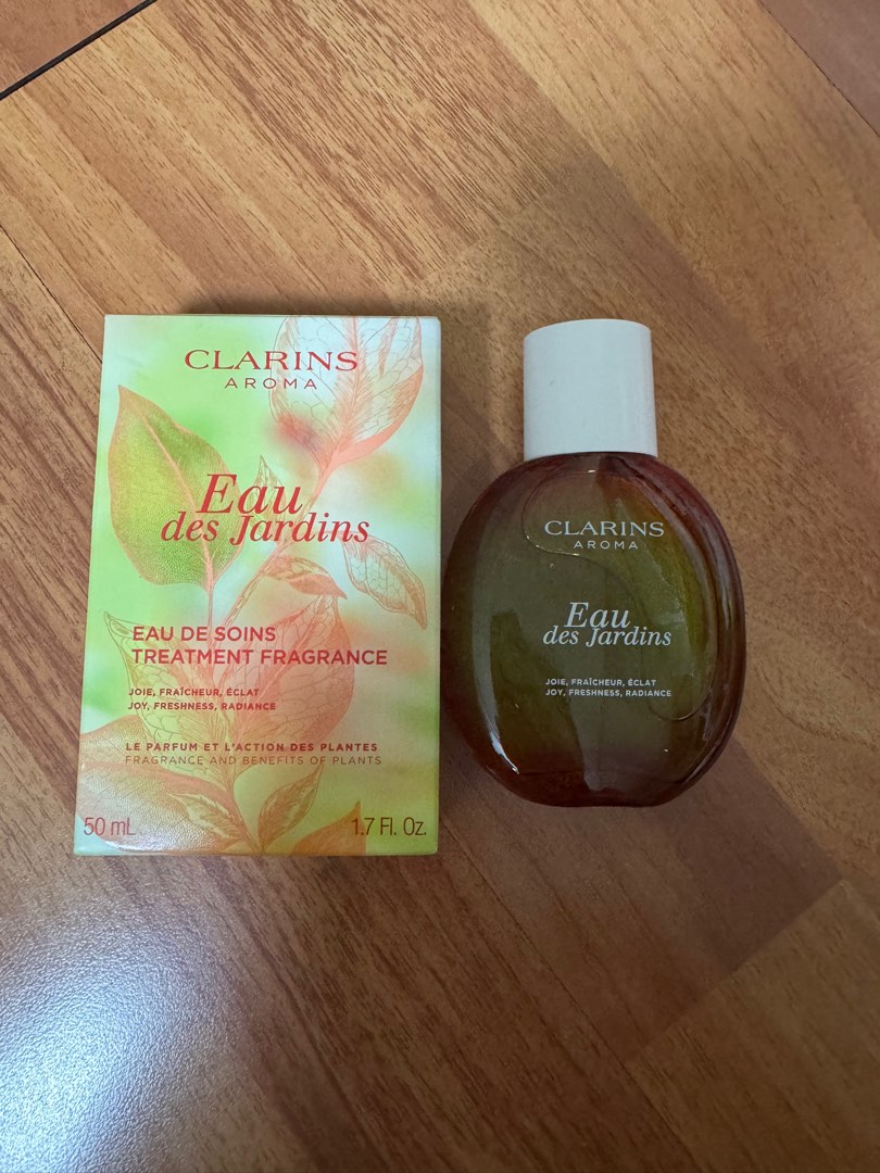 Clarins perfume eau de jardins 50mL, Beauty & Personal Care, Fragrance ...
