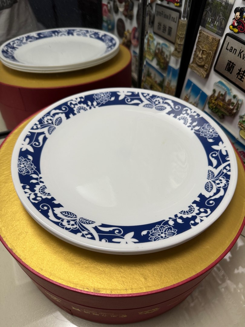 Corelle Dinner Plates 4pcs (10 inches Diameter), Furniture & Home ...