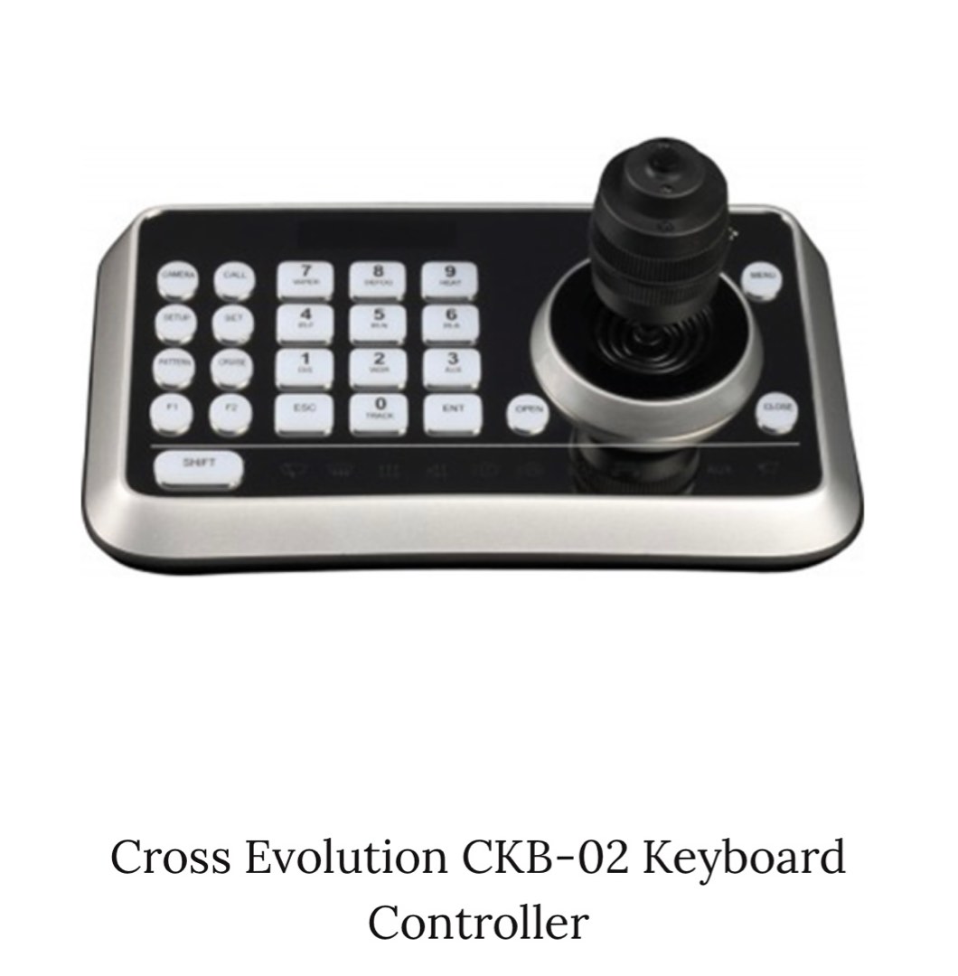 Cross Evolution PTZ Camera Keyboard Controller, Photography, Video ...