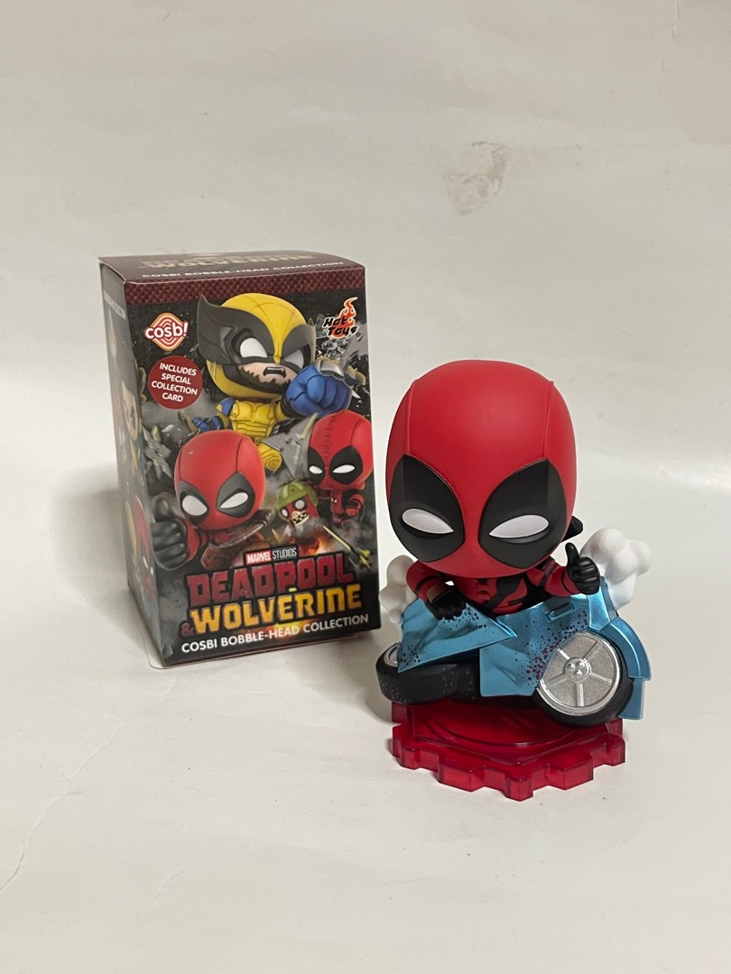 Deadpool & Wolverine - COSBI (DEADPOOL WITH CAR) Hot Toys, Hobbies ...