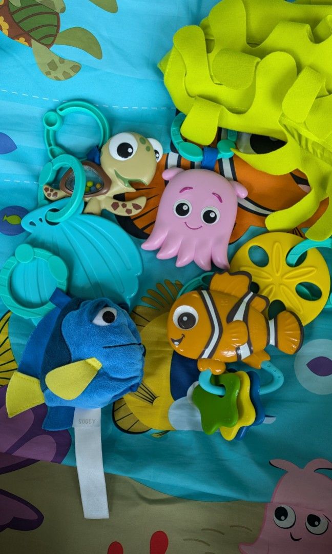 Disney Finding Nemo Activity Gym and Playmat, Babies & Kids, Infant ...