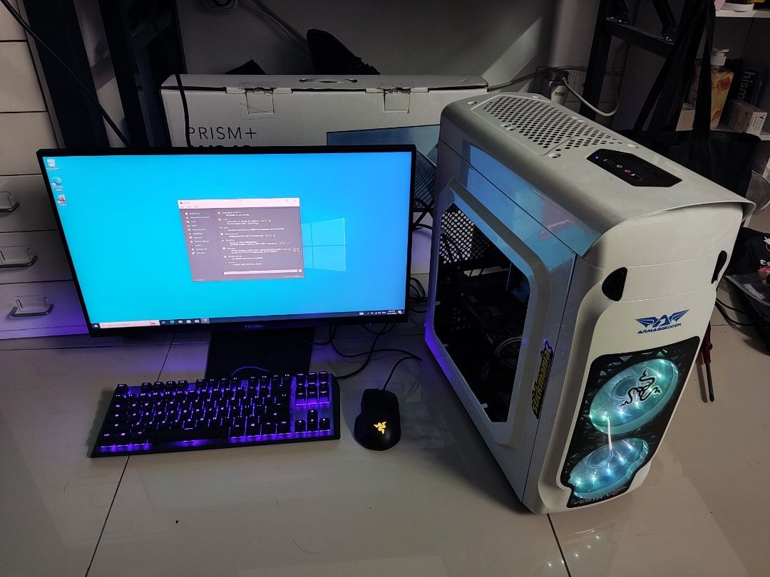 Editing & Gaming PC full set i3 10th Gen, Computers & Tech, Desktops on ...