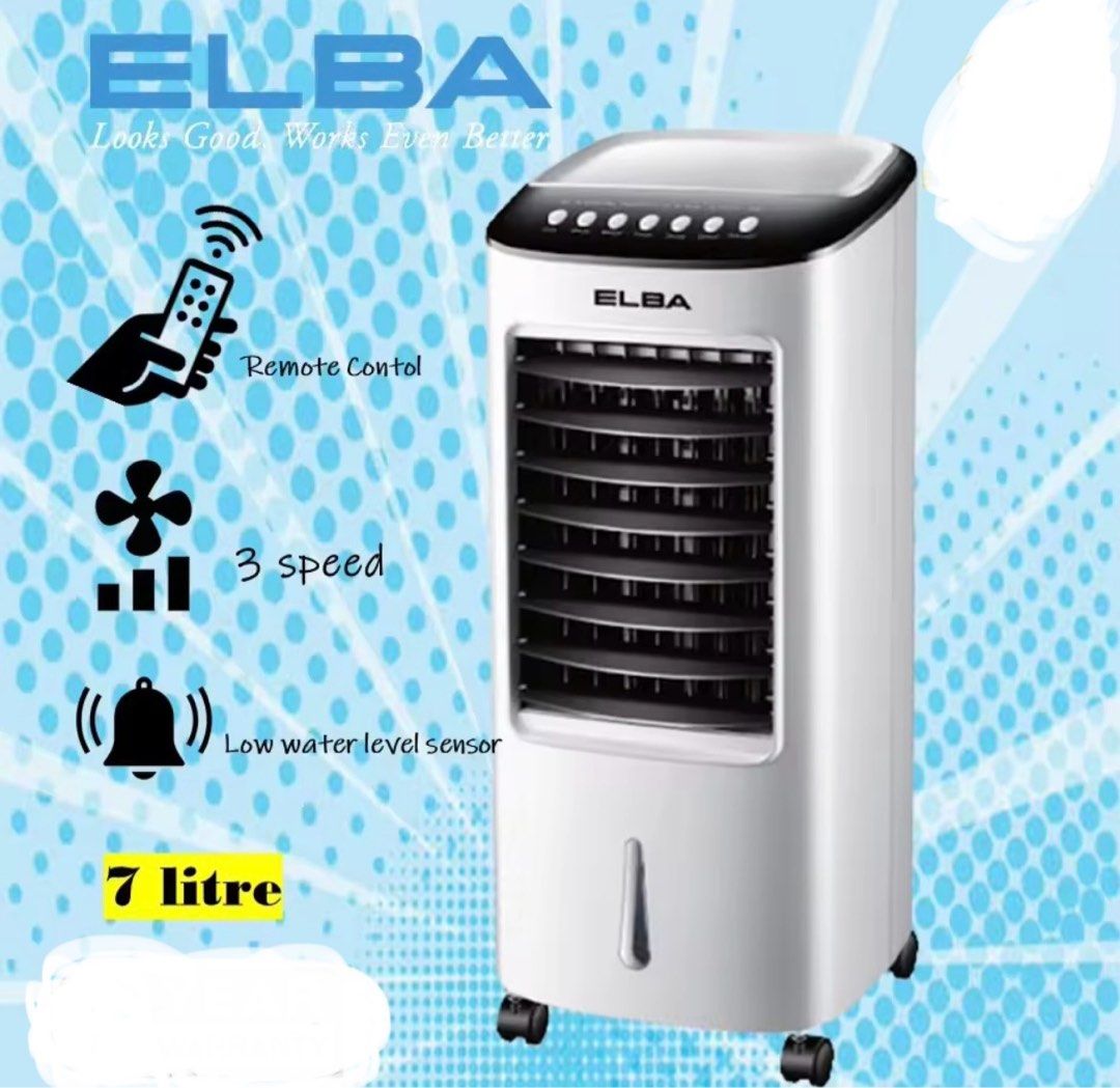 ELBA Air Cooler 7L, TV & Home Appliances, Air Purifiers & Dehumidifiers ...