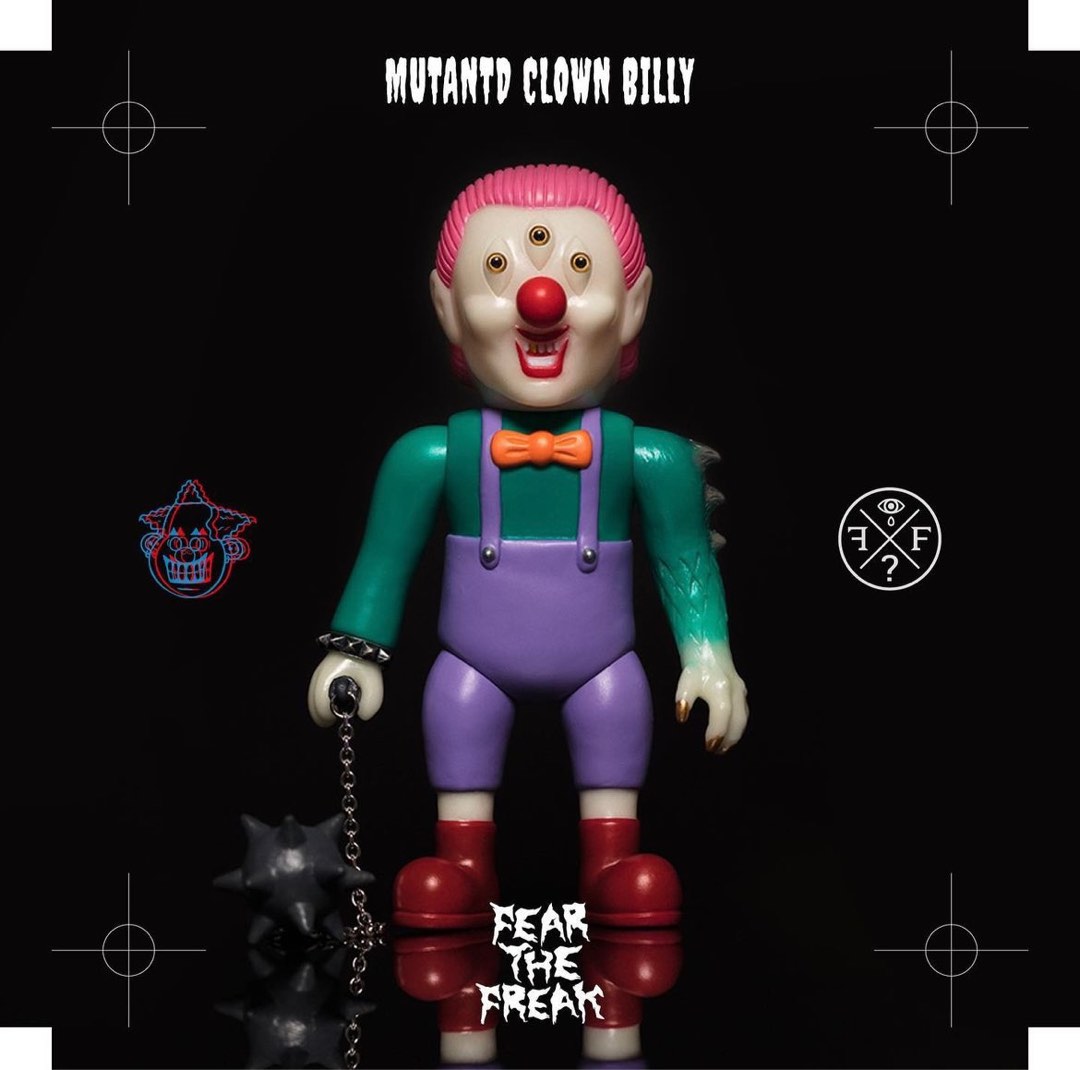 Fear The Freak Mutant Clown Billy Ver. 2 GID, Hobbies & Toys, Toys ...