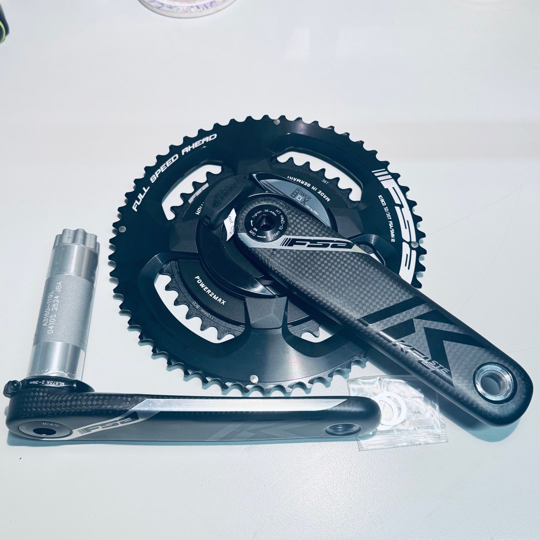 FSA Power2Max Power Box crankset 單車 鏈餅 齒盤 牙盤 功率計 Meter P2M Full Speed ...