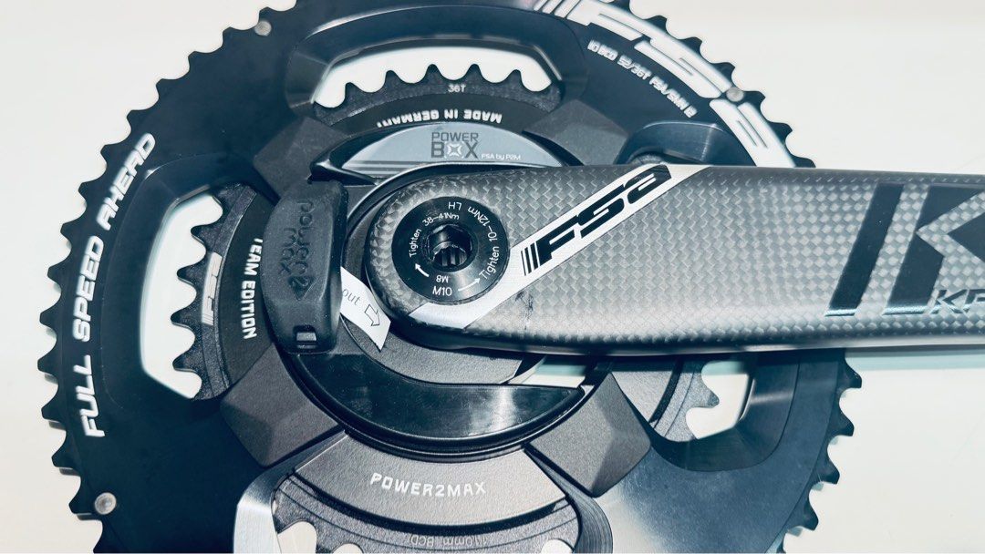 FSA Power2Max Power Box crankset 單車 鏈餅 齒盤 牙盤 功率計 Meter P2M Full Speed ...