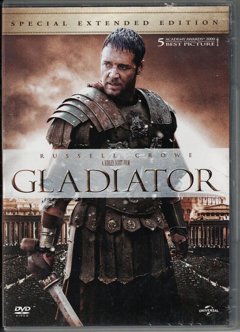 Gladiator ***original dvd***, Hobbies & Toys, Music & Media, CDs & DVDs ...