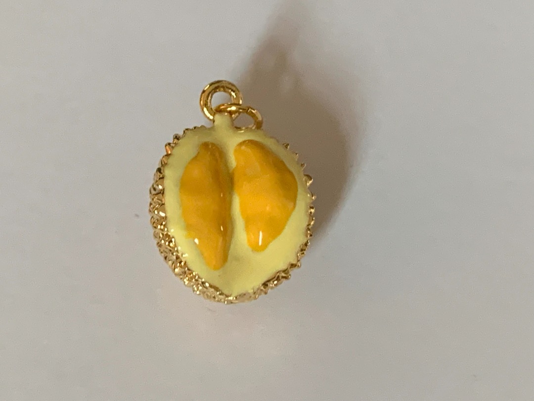 Gold Filled Durian Pendant, Women's Fashion, Jewelry & Organisers ...