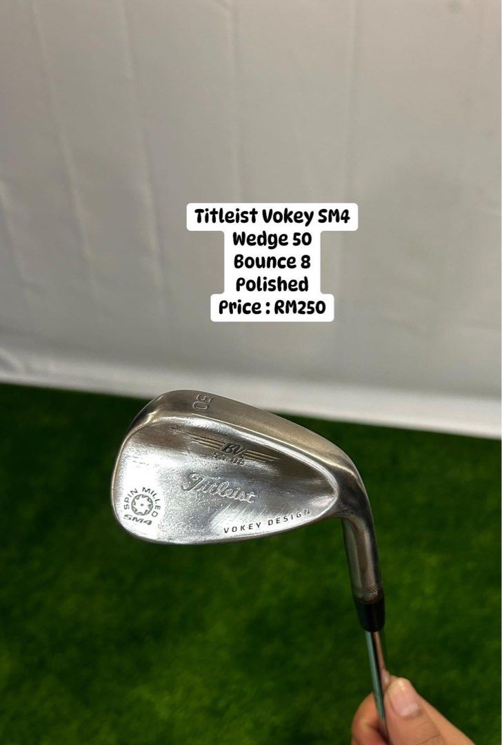 Golf Wedge 50 Titleist Vokey SM4, Sports Equipment, Sports & Games, Golf on Carousell