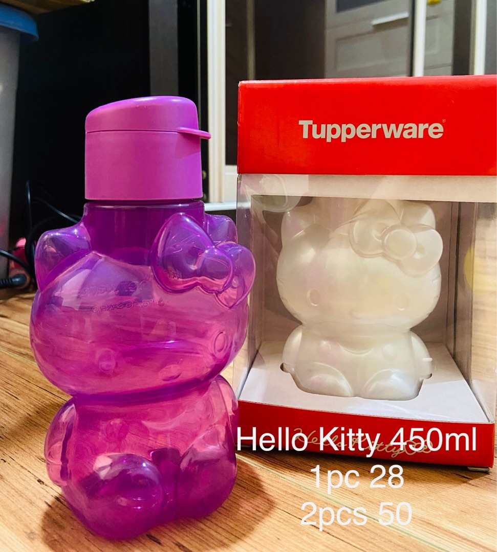 Hello kitty tupperware bottle, Furniture & Home Living, Kitchenware ...