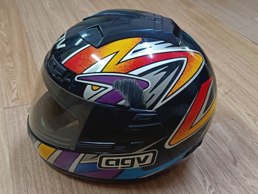 HELMET AGV STINGER MADE IN ITALY 1995, Sports Equipment, Fishing on ...