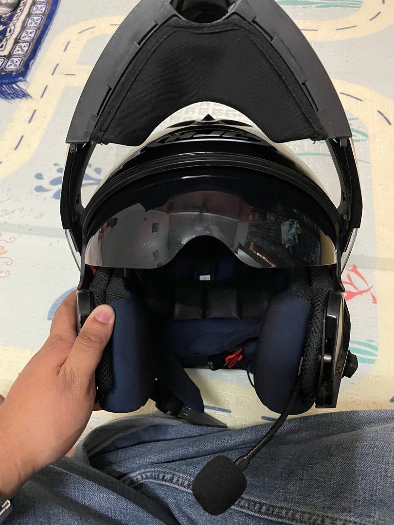 Helmet Mhr GT4 Flip up, Motorbikes on Carousell