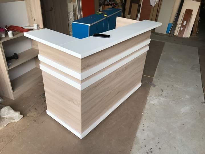 HPA laminated Cashier counter, Furniture & Home Living, Furniture ...