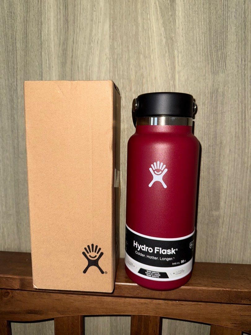 Hydroflask 32oz Berry, Furniture & Home Living, Kitchenware & Tableware ...