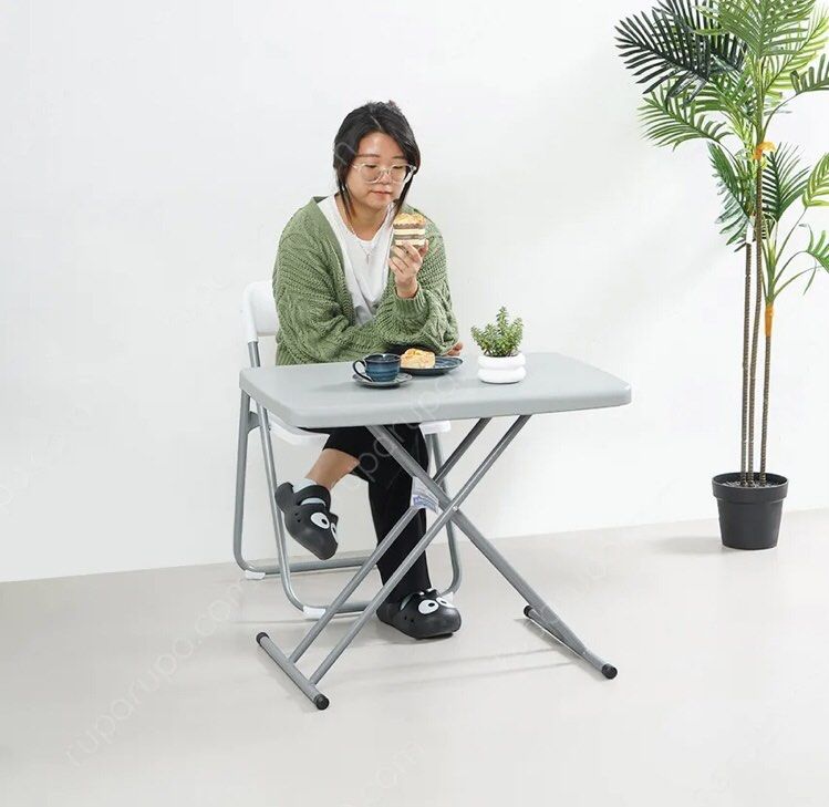 Informa Zown Meja Lipat Serbaguna X-up - Abu-abu Free Rantang Stainless ...