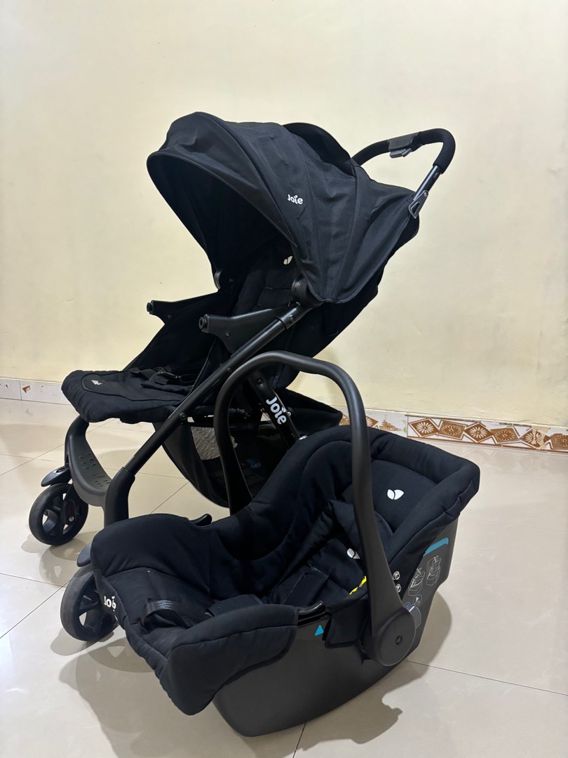 Joie Stroller Meet Muse LX + Car Seat, Bayi & Anak, Kereta, Kursi ...