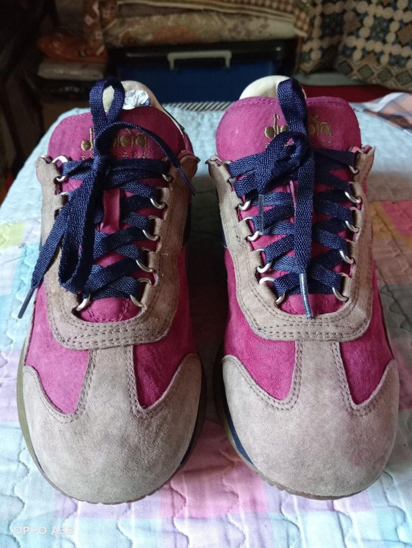 Kasut Vintage Diadora Heritage 1975 Made in Romania, Men's Fashion ...