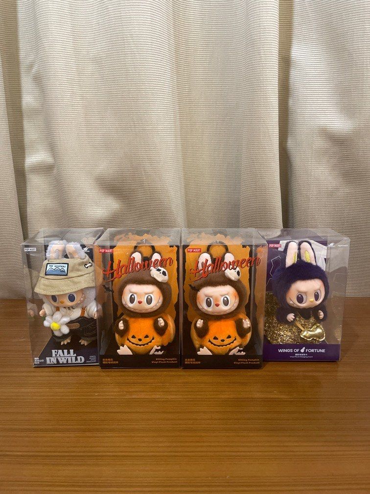 Labubu! (with verification code) - 10x Have A Seat , 5x Exciting Macaron, 2x Halloween (Limited ...