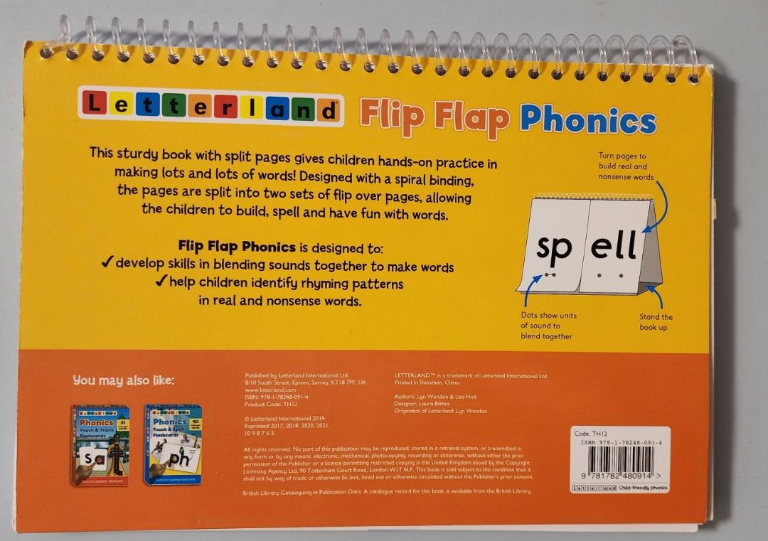 Letterland Flip Flap Phonics, 興趣及遊戲, 書本 & 文具, 小朋友書 - Carousell