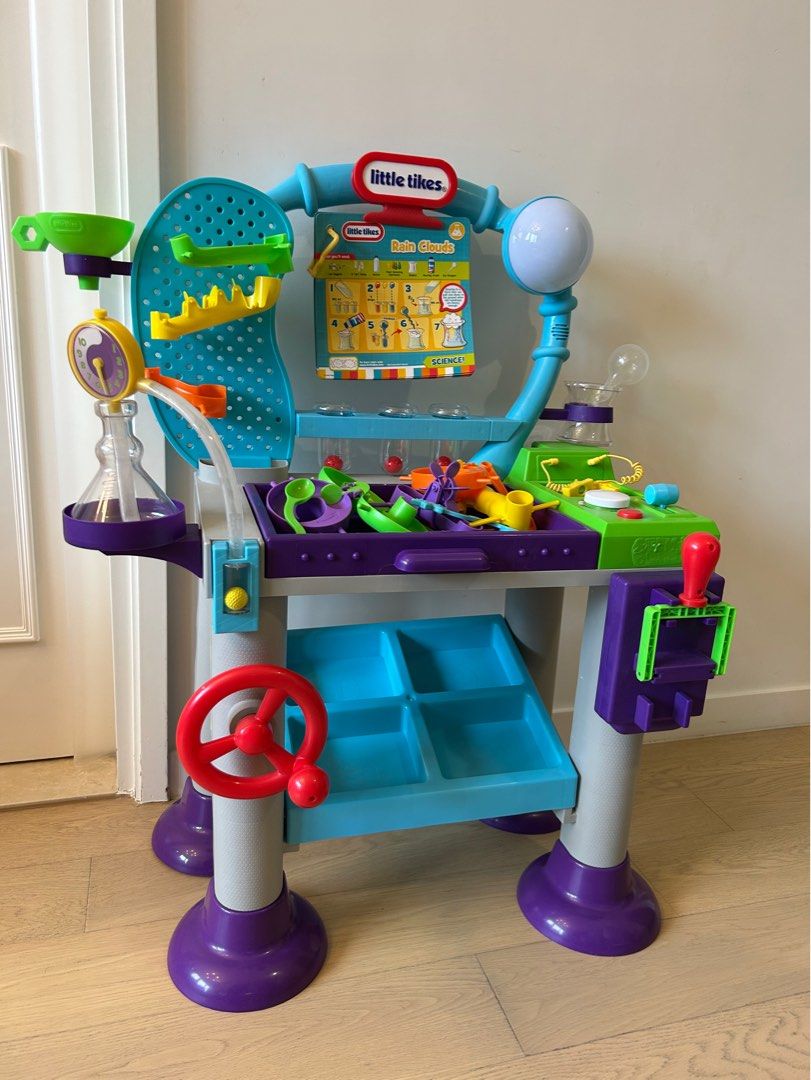 Little Tikes STEM Jr. Wonder Lab Toy with Experiments for kids, 興趣及遊戲 ...