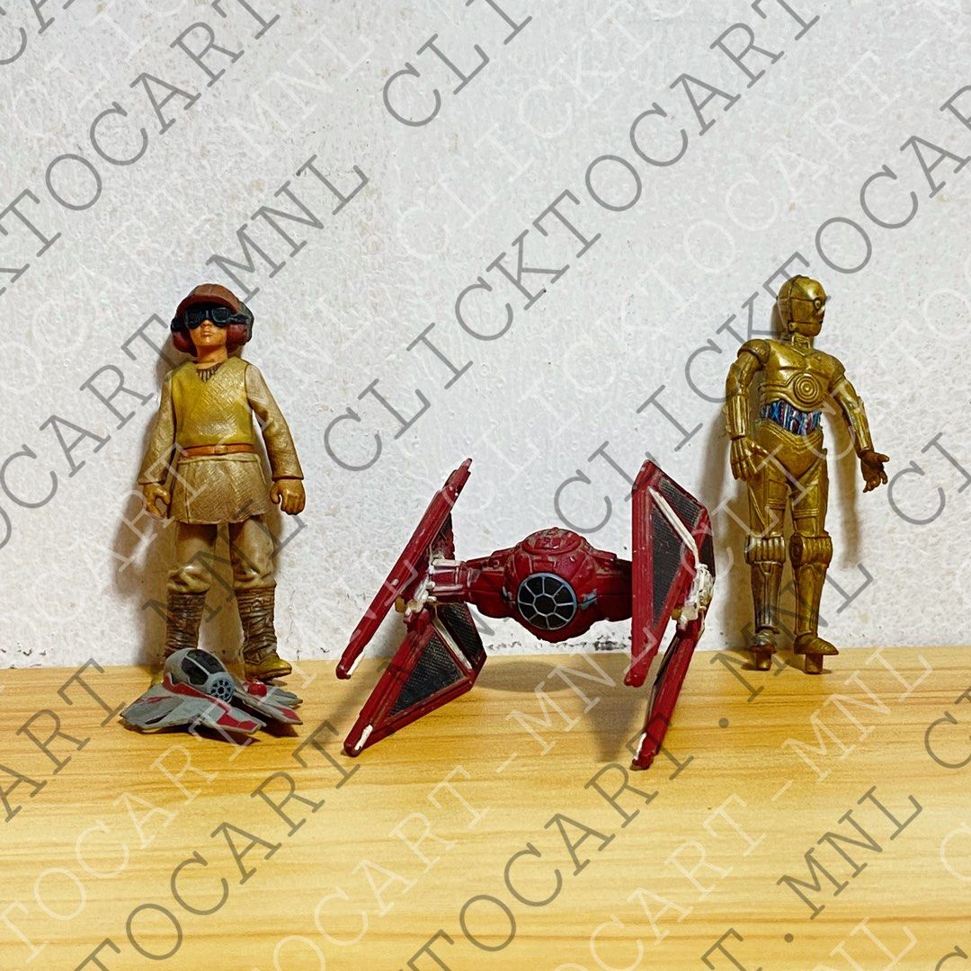 Loose Star Wars toys Anakin Skywalker, CP30 , Titanium Series Tie ...